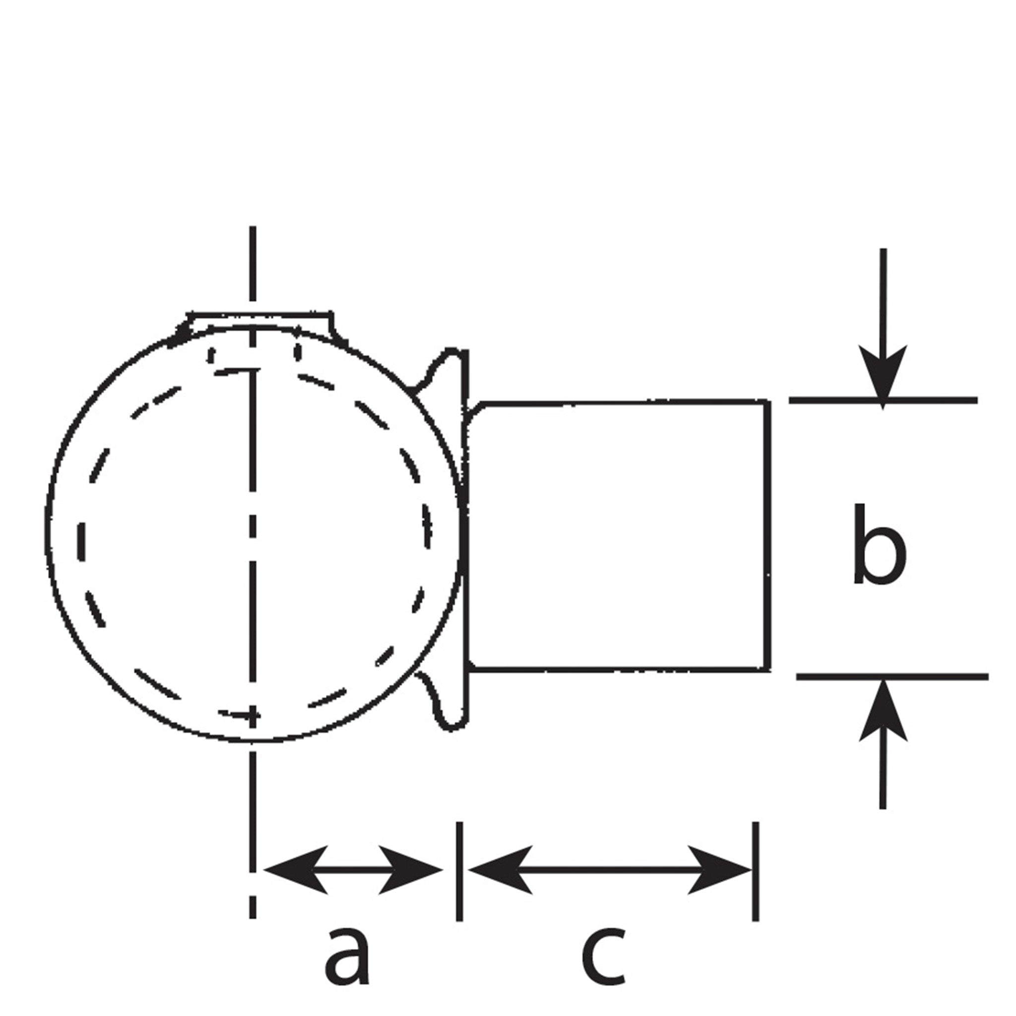C06 - Internal T joint - Galvanized Structural Pipe Fittings ...