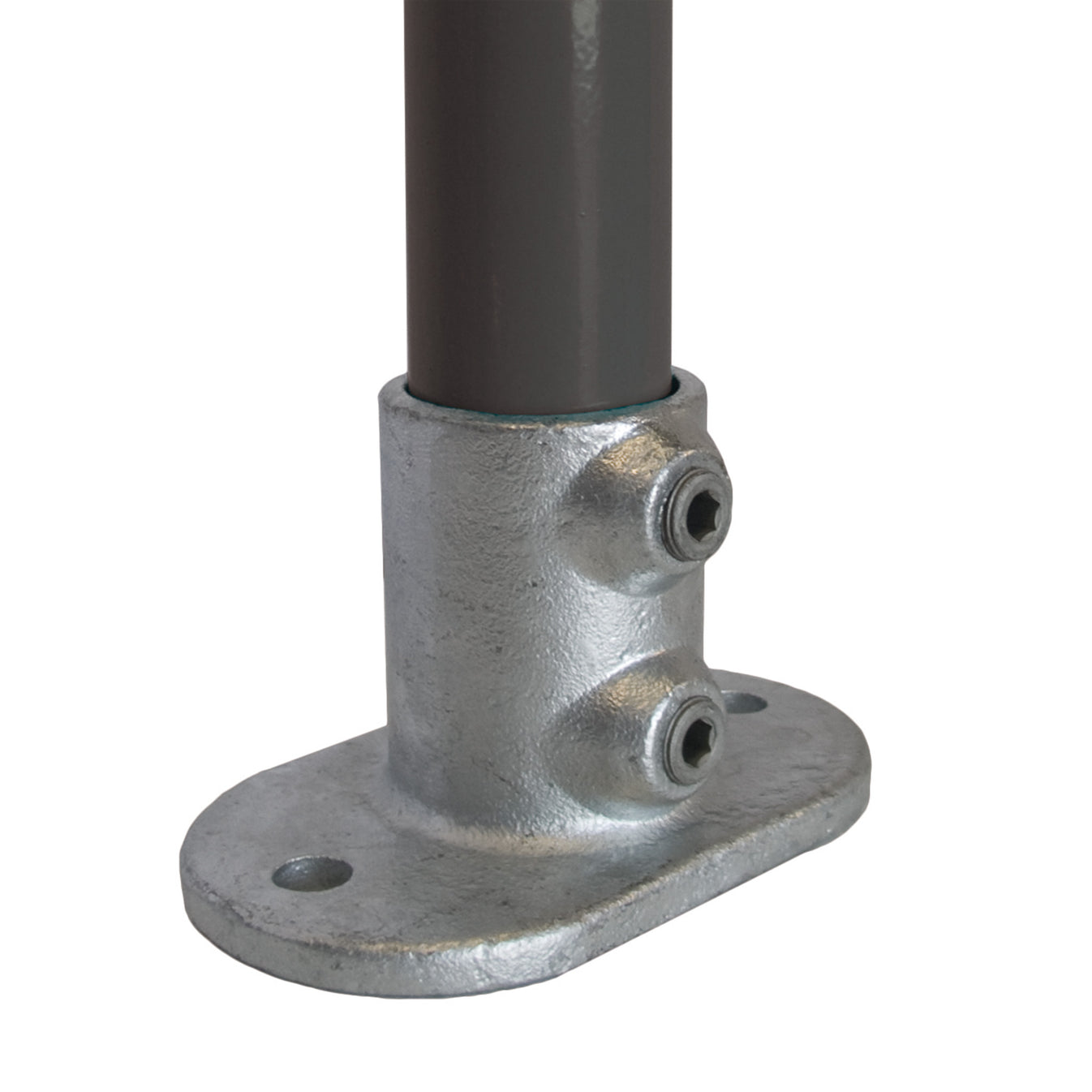 C12 - Railing Base Flange - Galvanized Structural Pipe Fittings ...